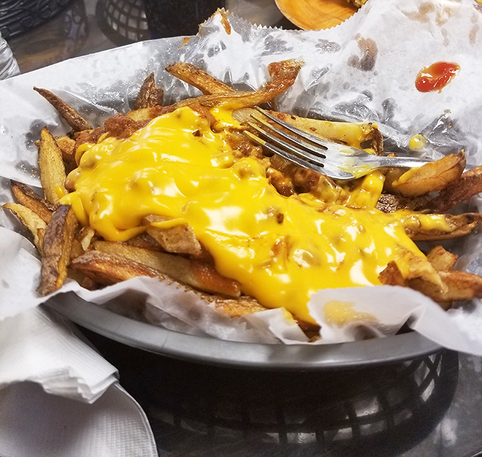 These cheese fries aren't just a side dish &ndash; they're a main event, with that perfect cheese-to-potato ratio that scientists should really study.