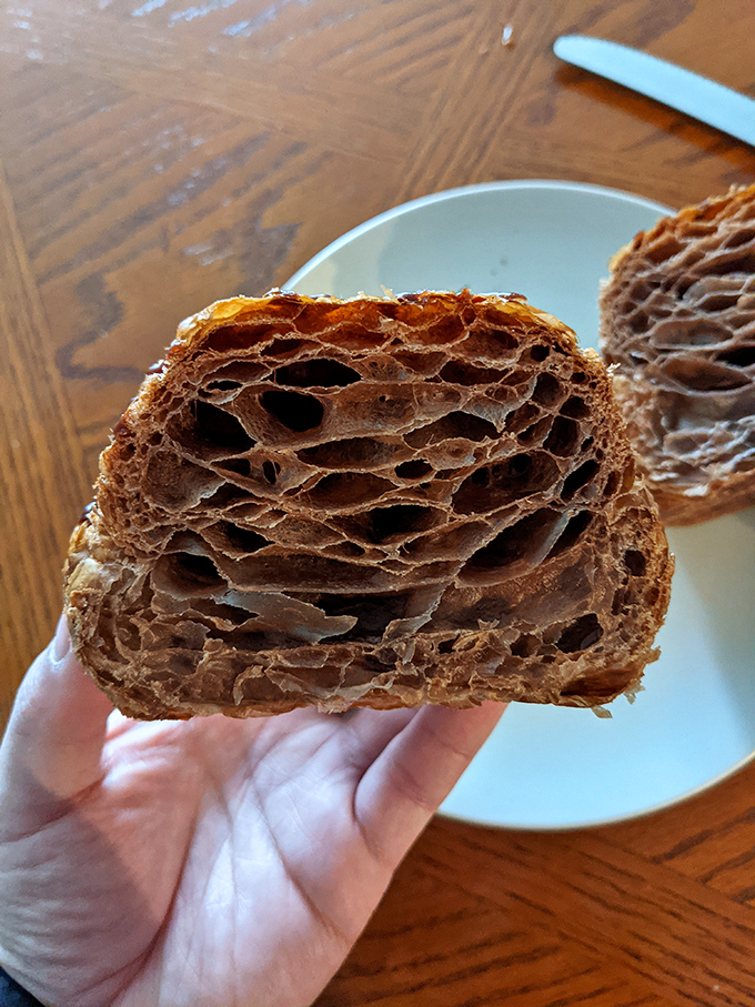 The holy grail of pastry architecture&mdash;those honeycomb layers reveal the patient craftsmanship behind every perfect bite.