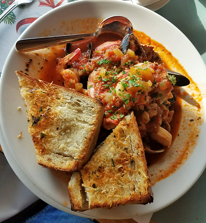 Cioppino that tells the story of the California coast in every spoonful&mdash;a tomato-based United Nations of seafood.
