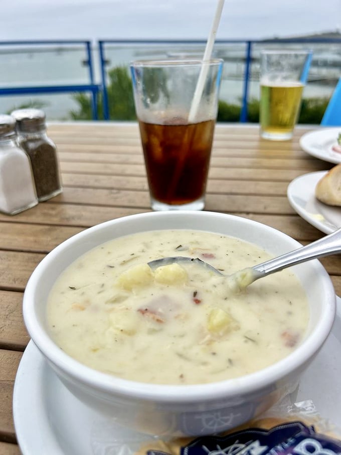 Creamy clam chowder so rich and satisfying, it could convert even the most devoted landlubbers instantly.