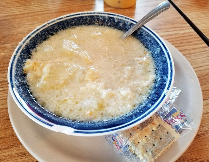 A proper New England clam chowder should be thick enough to stand a spoon in &ndash; this creamy masterpiece passes the test.