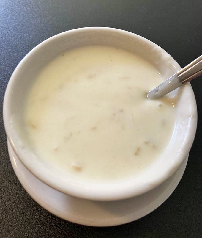 
New England clam chowder done right in Florida&mdash;creamy, packed with tender clams, and guaranteed to trigger involuntary "mmm" sounds with every spoonful. 