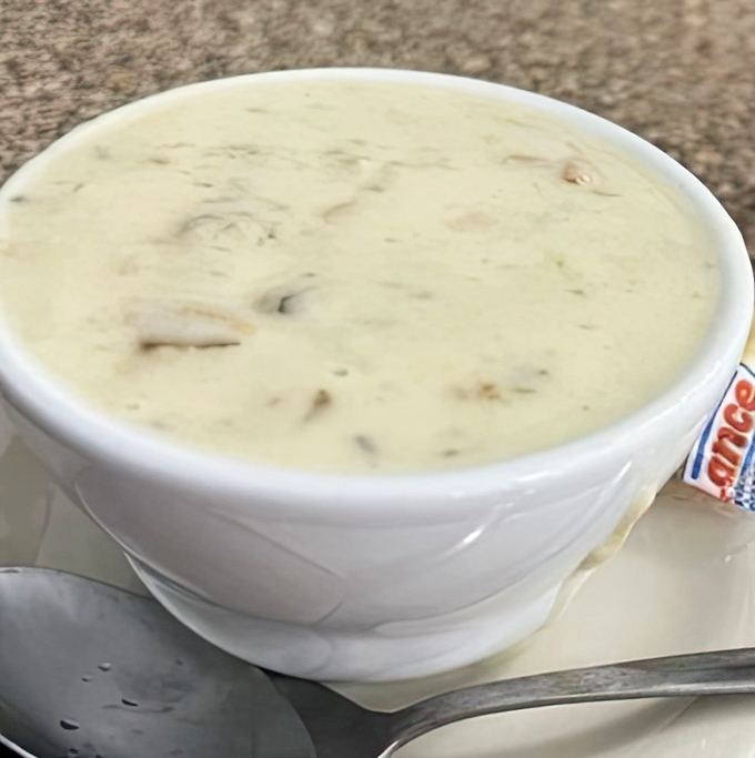 This creamy clam chowder proves that comfort food transcends geography and warms every soul.