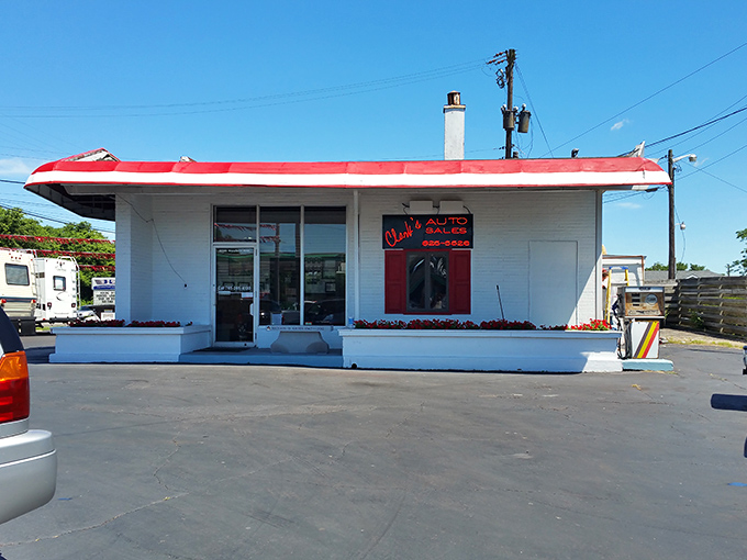 Clark's Auto Sales&mdash;where buying a car doesn't require a second mortgage and the building itself is a throwback to simpler times.