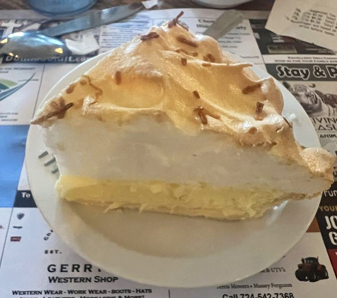Coconut cream pie that would make your grandmother both proud and jealous&mdash;cloud-like meringue floating above creamy paradise.