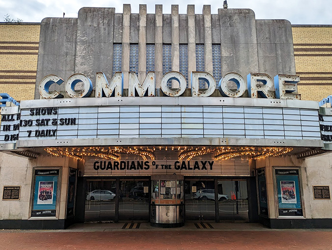 The art deco Commodore Theatre stands as Portsmouth's entertainment crown jewel, where you can catch first-run movies in a setting that recalls Hollywood's golden age.