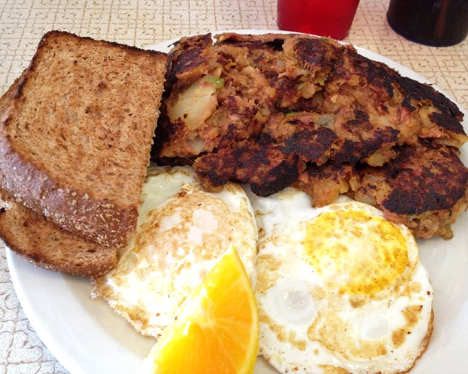 Crispy edges giving way to tender potatoes, with eggs cooked just right&mdash;this plate doesn't need fancy plating when it tastes like morning perfection.