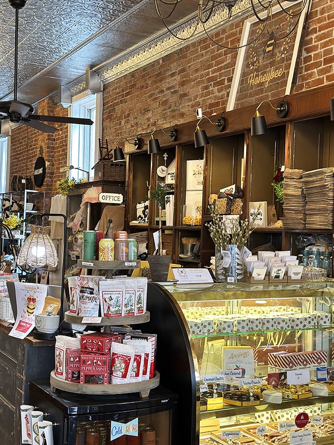 Exposed brick walls and pressed tin ceiling &ndash; they literally don't make 'em like this anymore, folks.
