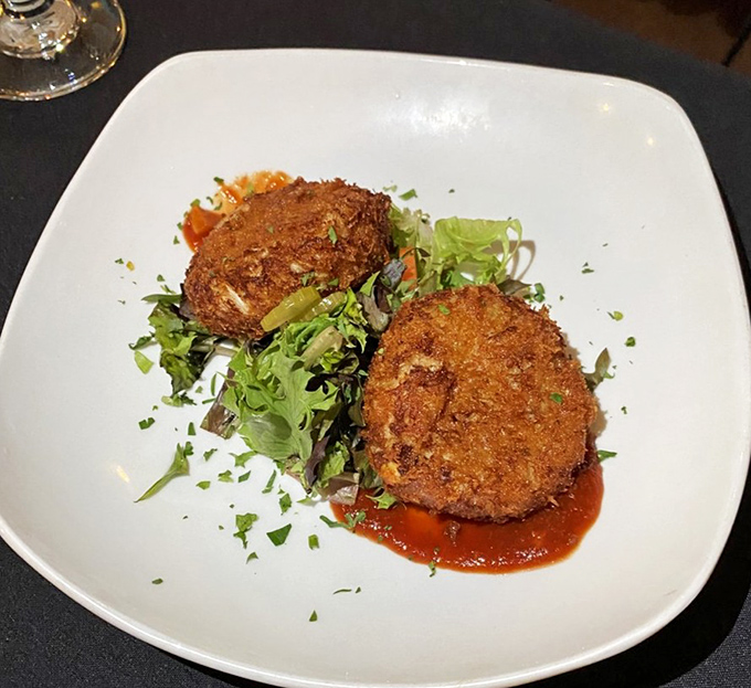 These crab cakes have more lump meat than filler &ndash; a rare and beautiful thing in a world of breadcrumb-heavy imposters.