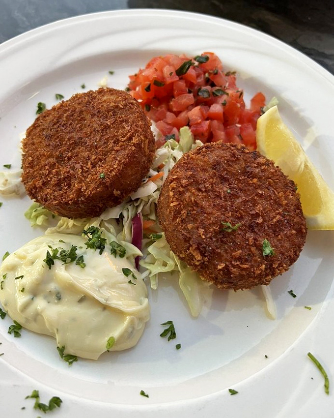 Golden-crusted crab cakes that strike the perfect balance &ndash; minimal filler, maximum flavor, and a reminder of why we fell in love with seafood in the first place.