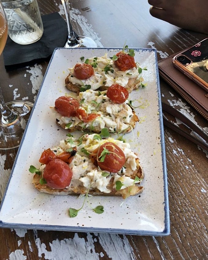 These crab shrimp bruschetta aren't just appetizers&mdash;they're edible postcards from the coast, complete with roasted tomatoes as bright as Florida sunshine.