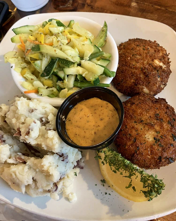 Crab cakes so authentic they could run for mayor of Nags Head &ndash; and probably win by a landslide.