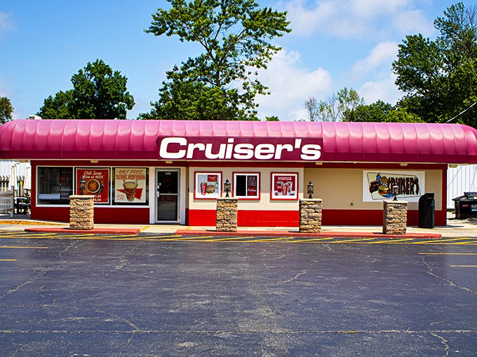 Cruiser's bold red-and-white facade promises the kind of milkshakes that make you wonder why you ever bothered with those fancy coffee concoctions.