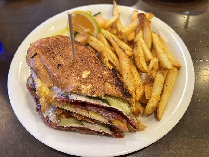A sandwich that honors its Cuban heritage while making a strong case for Panama City's place on the culinary map. Those fries aren't just sidekicks.