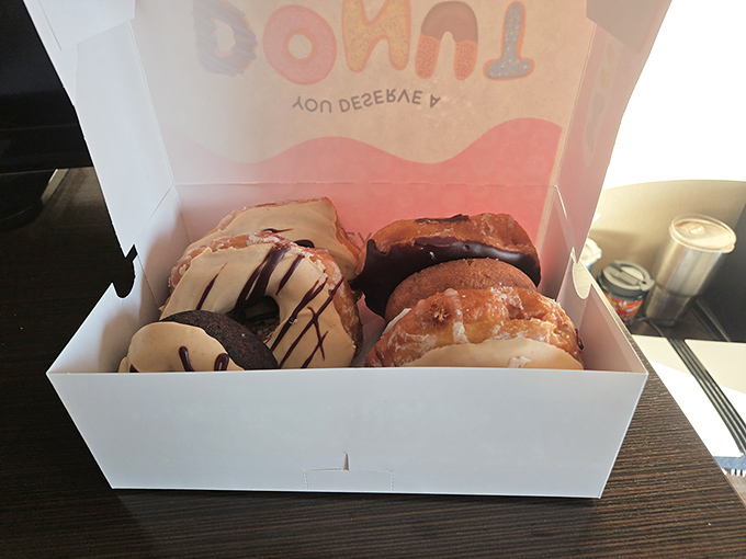 A box of donuts that makes the drive worthwhile&mdash;each one a perfect circle of joy that puts chain offerings to shame.