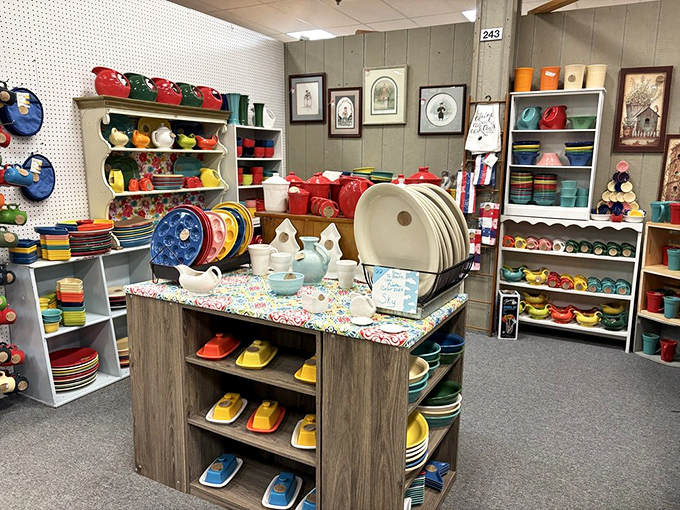 A Fiestaware collector's dream&mdash;or nightmare if you're trying to resist adding "just one more" colorful piece to your already overflowing kitchen cabinets.