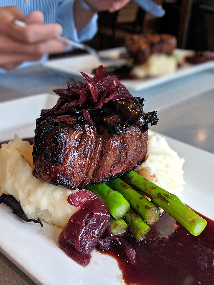 Filet mignon dressed to the nines, proving that sometimes classics deserve their legendary status.