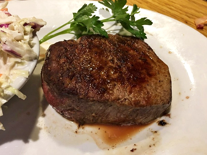 This filet mignon doesn't need fancy accessories—just a perfect sear, a rosy center, and your undivided attention for the next fifteen minutes.