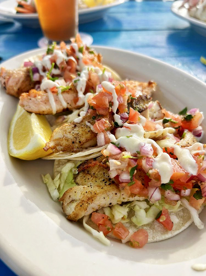 These fish tacos aren't just a meal&mdash;they're a vacation on a plate, complete with that perfect lime squeeze.