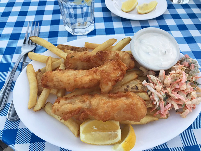 Golden-battered fish that crunches like the soundtrack to your happiest childhood memory, served with fries that mean business.