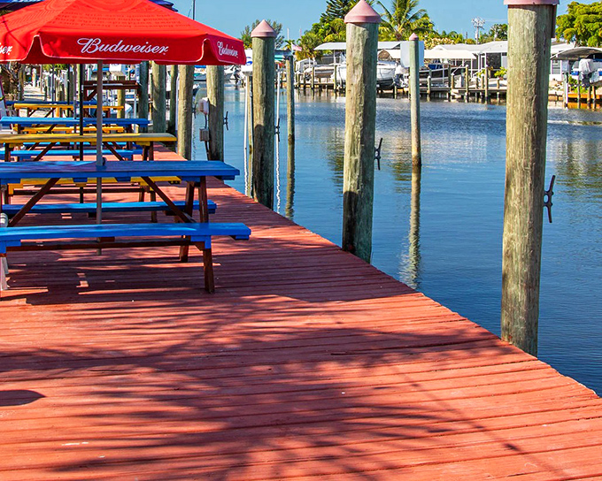 Picnic tables with million-dollar views &ndash; this waterfront spot offers the perfect setting for afternoon beers and sunset conversations.