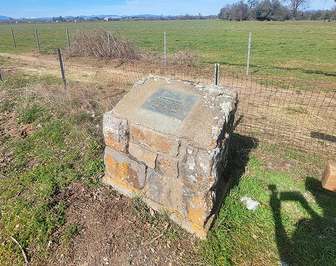 Historical markers dot the landscape, telling stories of California before it became famous for traffic and tech billionaires.