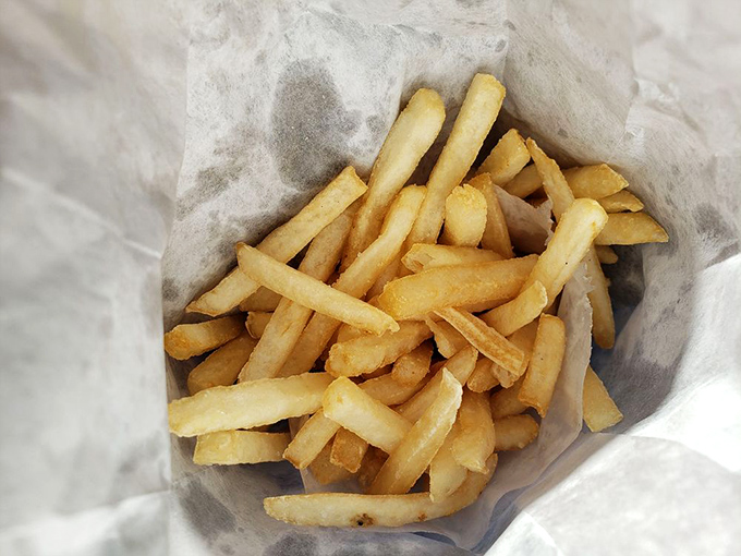 French fries done right&mdash;crisp, golden, and unapologetically simple. The perfect supporting actor to fried chicken's starring role.
