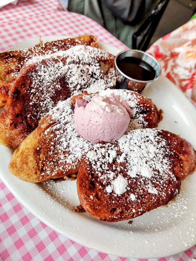 French toast that makes you question every other breakfast you've ever had. That scoop of ice cream isn't just a topping&mdash;it's a life philosophy.