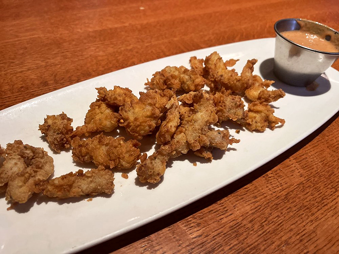 Golden-fried bites of heaven with a satisfying crunch. These morsels disappear faster than your resolution to "just have one."
