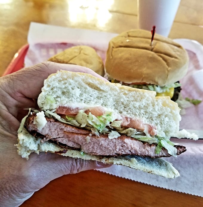Behold the humble fried bologna sandwich—proof that childhood favorites can grow up without losing their soul.