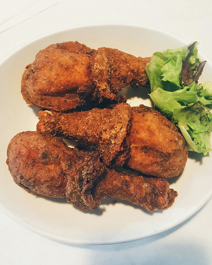 Perfectly fried chicken that makes you wonder if they've somehow discovered the secret eleventh herb and spice.