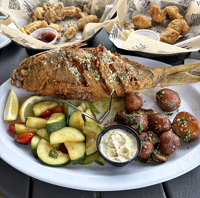 Beer-battered perfection with sides that understand their supporting role &ndash; this is comfort food royalty.