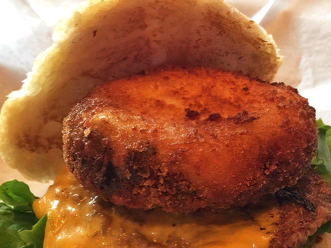 Golden-brown and crispy on the outside, this fried delicacy is the kind of dish that makes you momentarily forget your table manners.