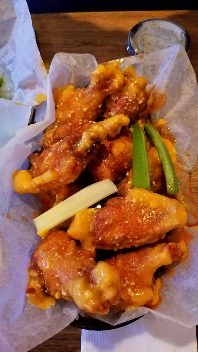 Sticky, garlicky, and utterly magnificent. These wings aren't first-date food unless you're both diving in—the true test of compatibility.