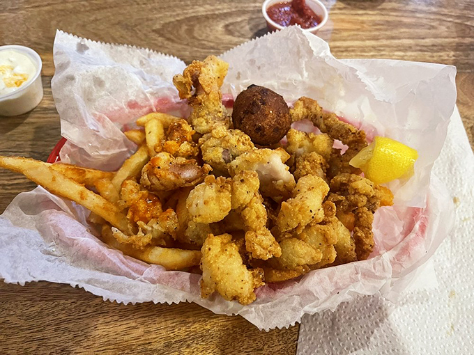 Gator nuggets: Florida's answer to chicken tenders. These golden-fried bites let you taste the predator before it tastes you.