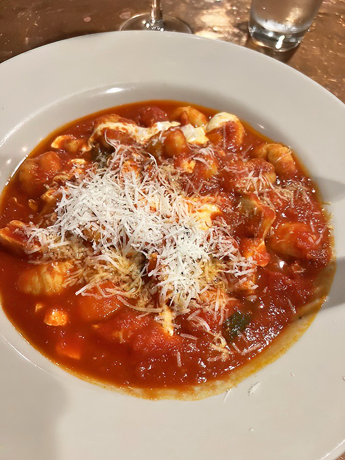 Gnocchi so light and fluffy, they practically float off the plate into your grateful mouth.