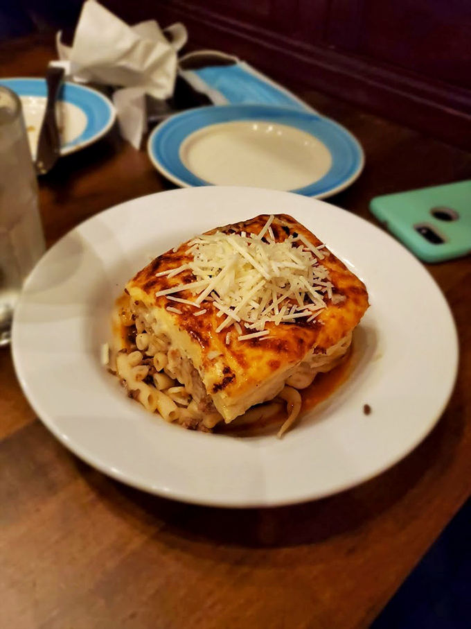 Behold the pastitsio&mdash;Greece's answer to lasagna&mdash;where layers of pasta, seasoned meat, and creamy b&eacute;chamel create a comfort food masterpiece that puts nonna on notice.