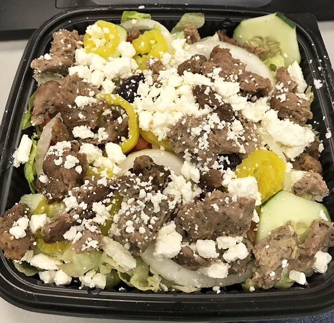 This Greek salad isn't just eating your vegetables&mdash;it's a Mediterranean vacation for your taste buds, complete with generous feta crumbles.