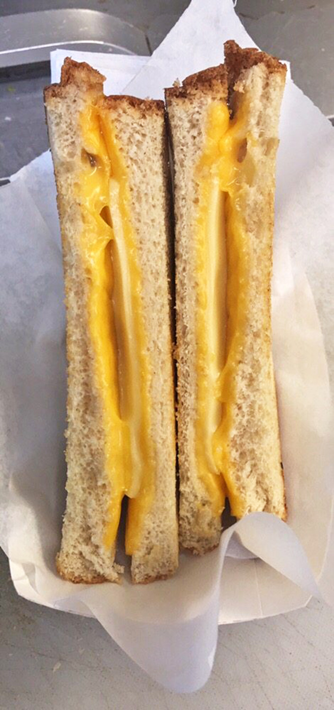 The grilled cheese sandwich that makes you question why anyone would complicate such a perfect formula&mdash;melty, golden, and utterly comforting.