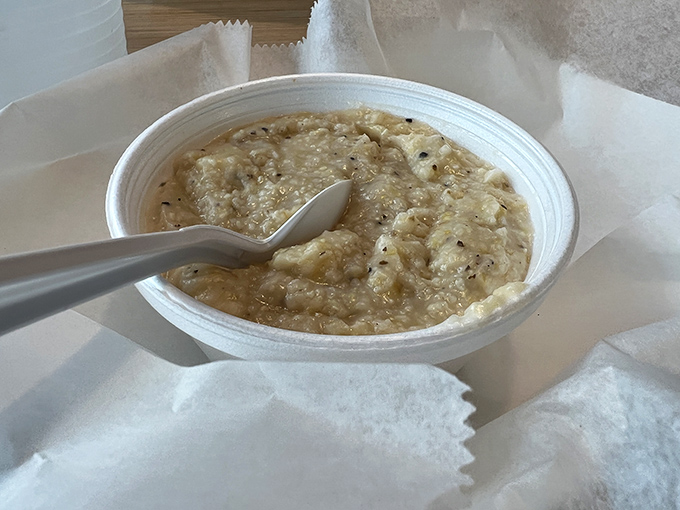 These aren't your instant packet grits. Slow-cooked to creamy perfection with just enough pepper, they're the Southern equivalent of a warm hug.