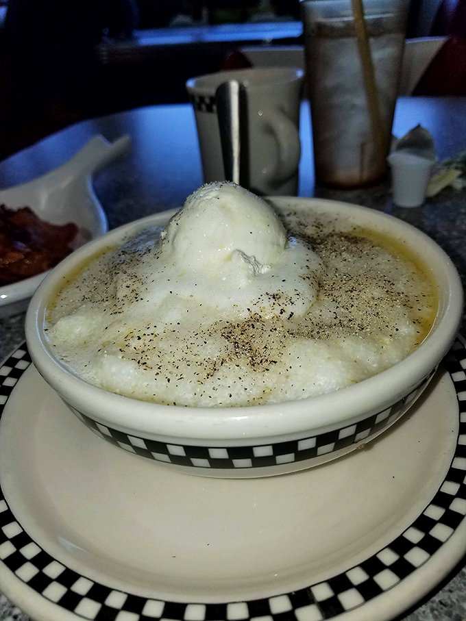 These aren't your grandmother's grits&mdash;unless your grandmother was a culinary genius who understood the perfect balance of creamy texture and peppery seasoning.