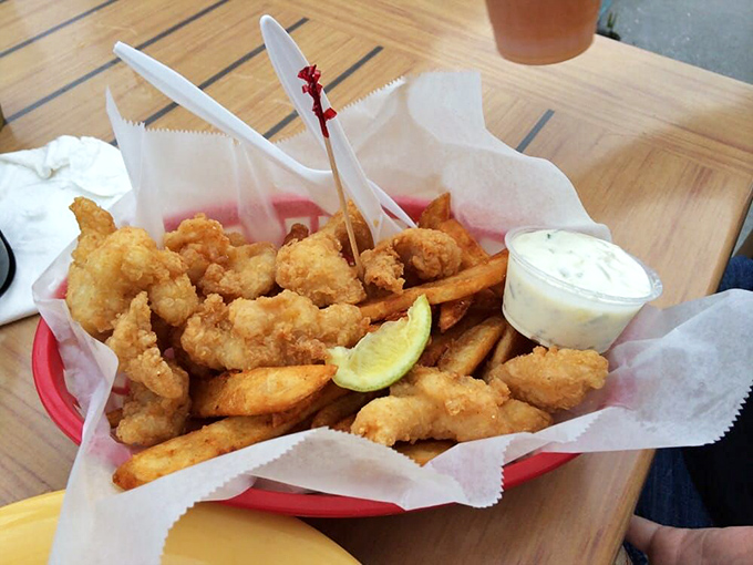 Golden-fried grouper bites and hand-cut fries&mdash;proof that sometimes the simplest pleasures make the most profound memories.