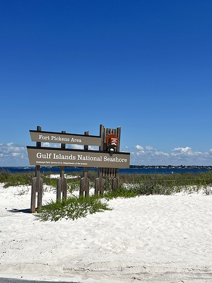 Fort Pickens and Gulf Islands National Seashore&mdash;where Mother Nature shows off her best work. Miles of protected coastline just waiting for your footprints.