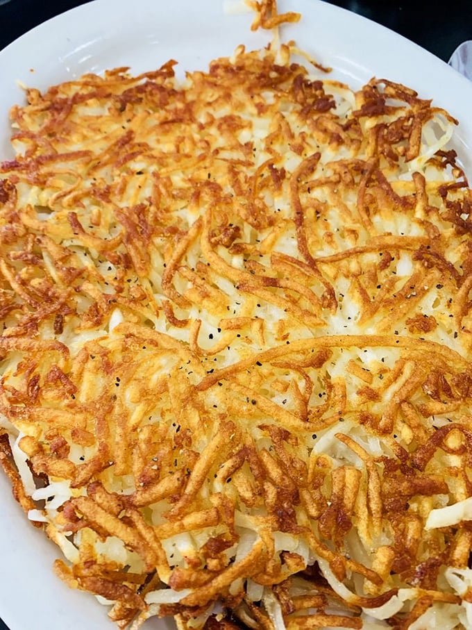 These hash browns aren't just crispy&mdash;they're a textural masterpiece with the golden-brown crunch that breakfast dreams are made of.