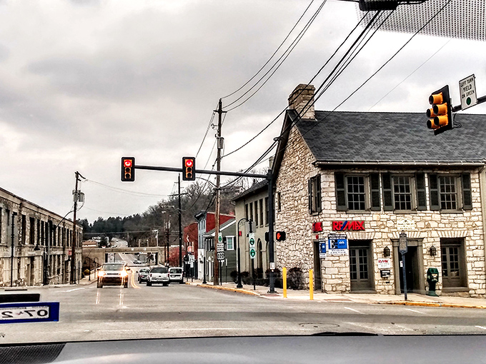 Winter in Bedford brings a certain stark beauty to the stone buildings, like stepping into a historical photograph that's surprisingly alive.