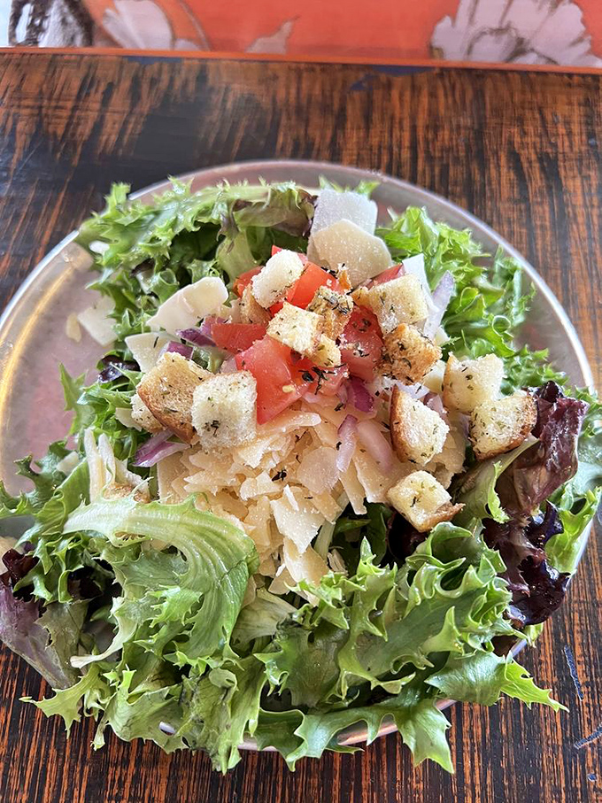 Even the salads at Stacked STL deserve attention&mdash;fresh greens, crisp croutons, and thoughtful toppings create a symphony of textures.