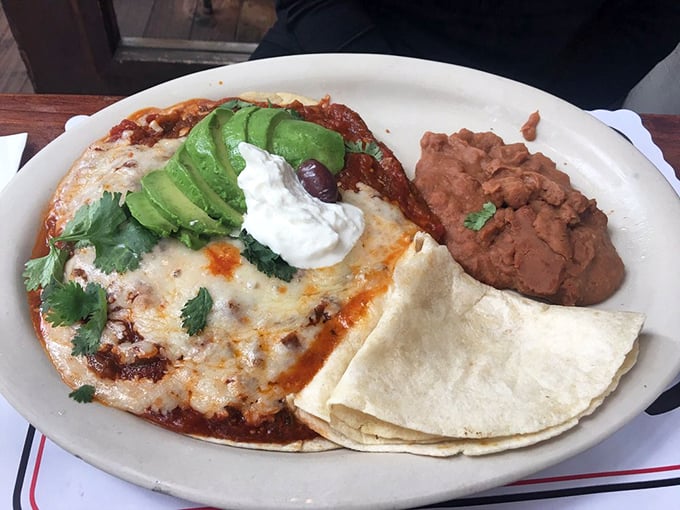 Huevos rancheros that could unite nations. That avocado isn't just a garnish&mdash;it's California's ambassador to your taste buds.