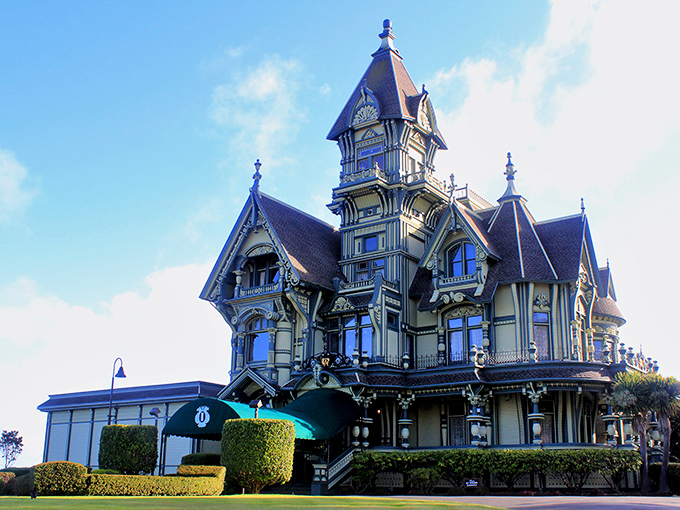 The Carson Mansion redefines "gingerbread house" on an epic scale &ndash; like if Willy Wonka had been a Victorian lumber baron instead.