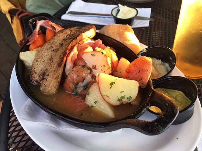 This Irish kettle dinner isn't just food&mdash;it's a warm hug in cast iron form, with tender potatoes, carrots, and meat swimming in savory broth.