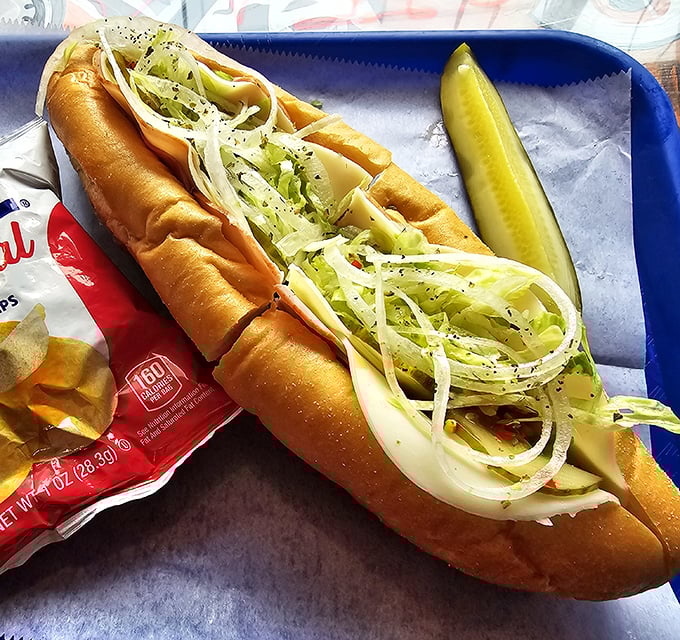 This Italian hoagie isn't just a sandwich, it's an architectural marvel. Layers of flavor stacked with the precision of a Renaissance master.